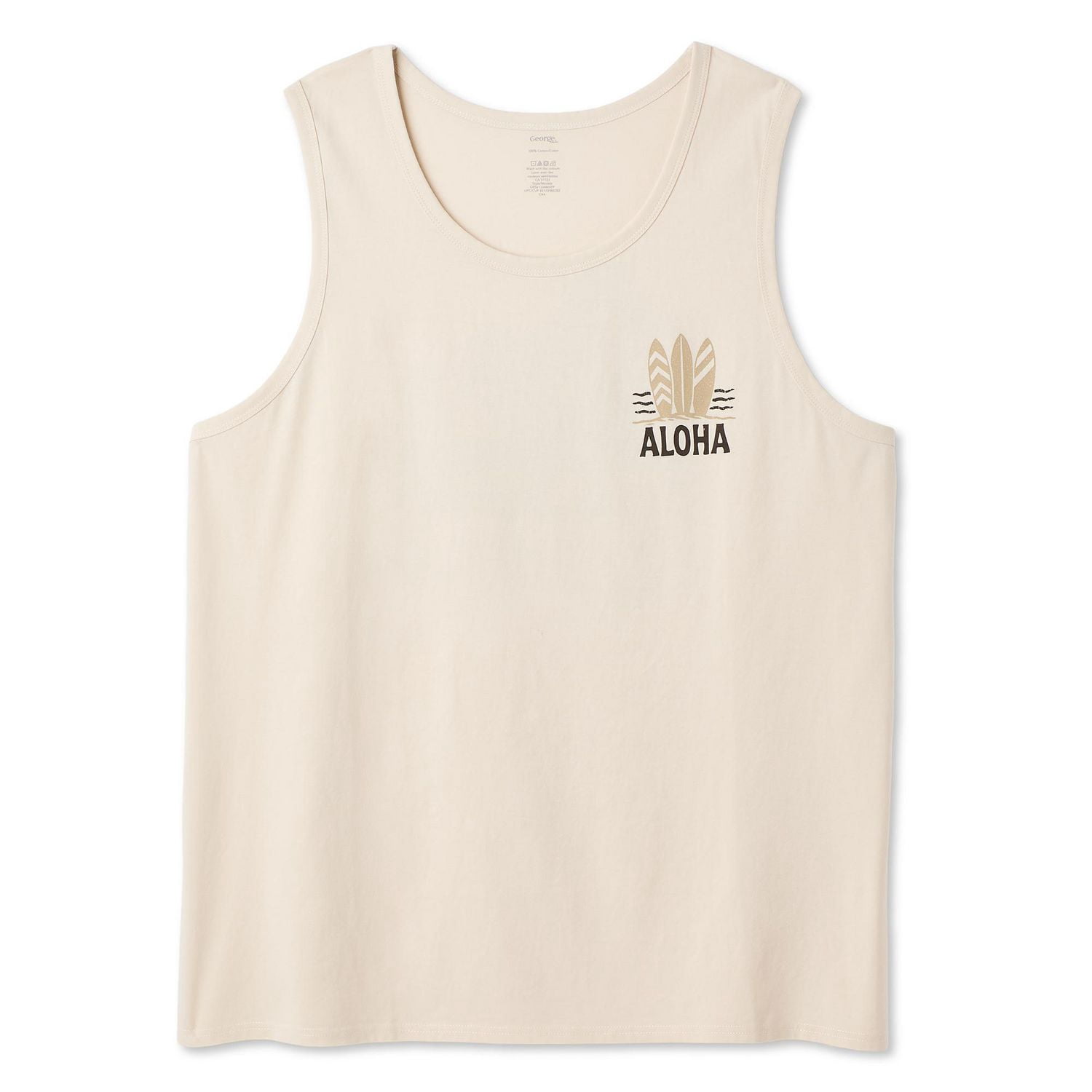 Click here for George Big Mens Graphic Tank Top 4xl prices