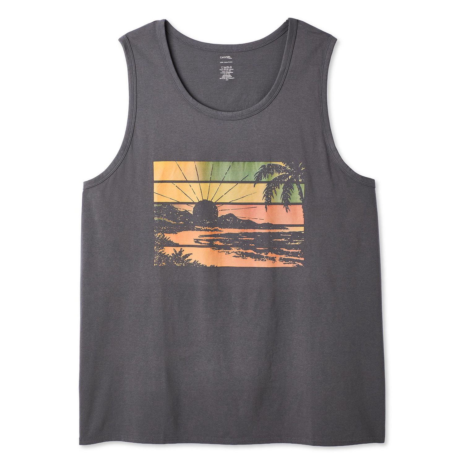 Click here for George Big Mens Graphic Tank Top 4xl prices
