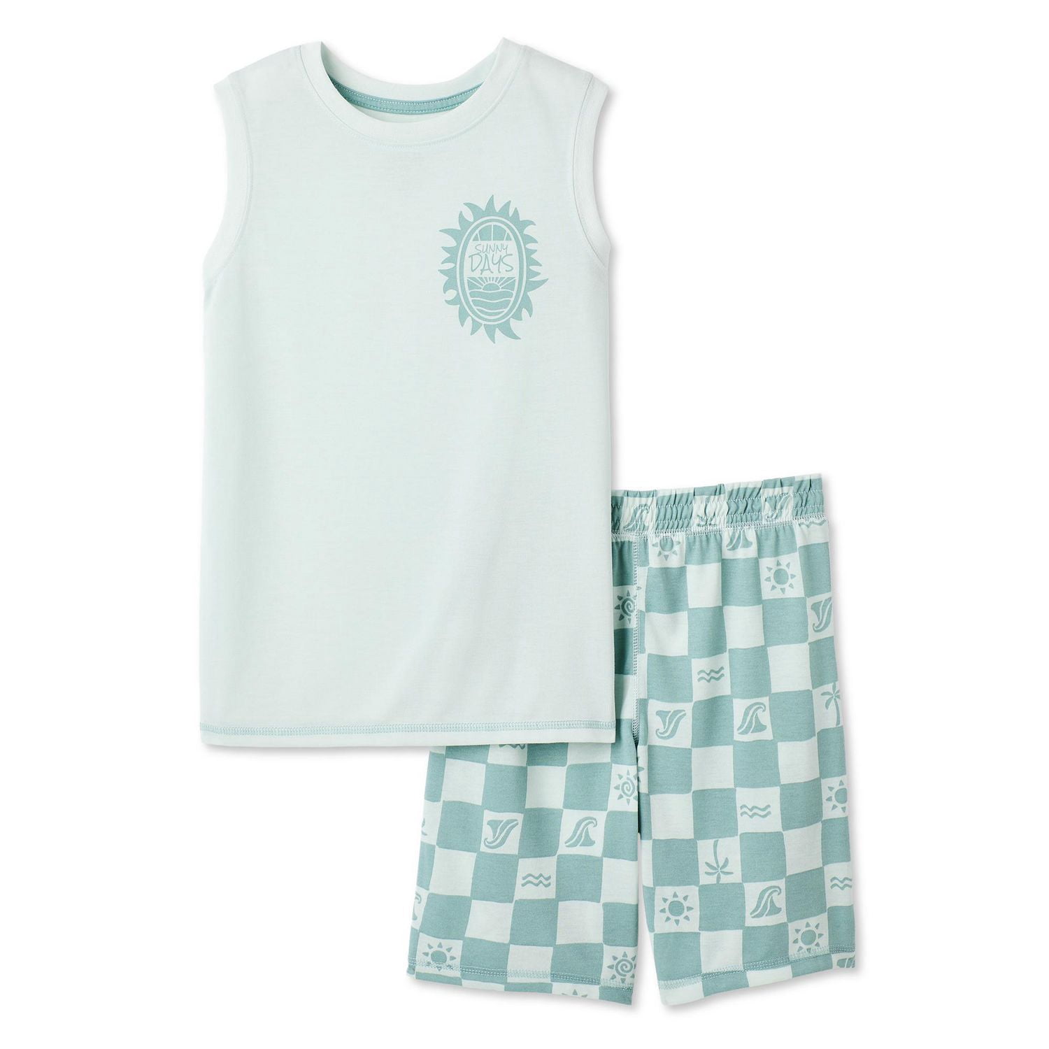 Click here for George Boys Two Piece Muscle Tank Pajama Set M prices