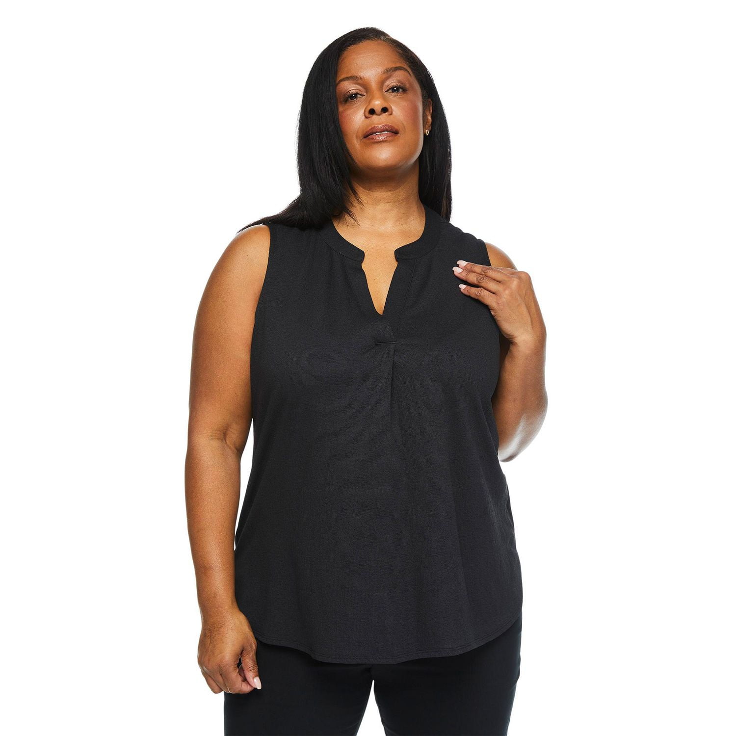 Iyla Women's Plus Crinkle Top, Sizes 1X-4X - Walmart.ca