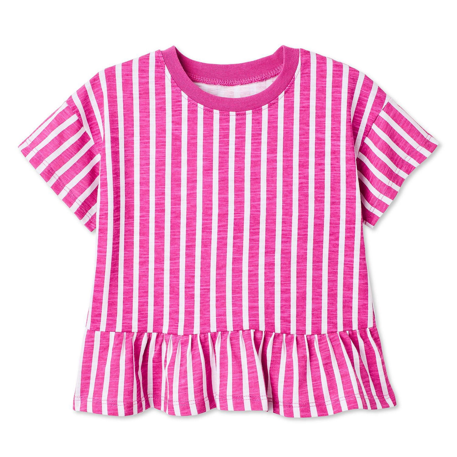 Click here for George Toddler Girls Ruffle Boxy T-Shirt 5t prices