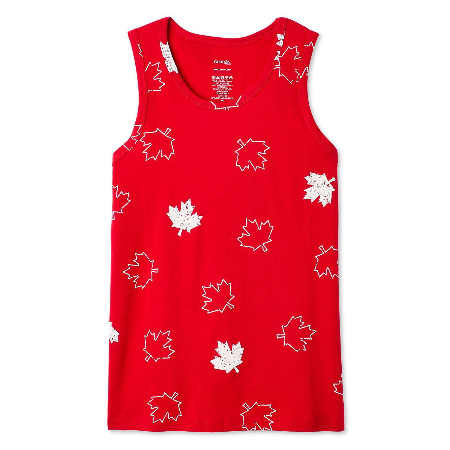 Click here for George Boys Canada Day Tank Top Xl prices