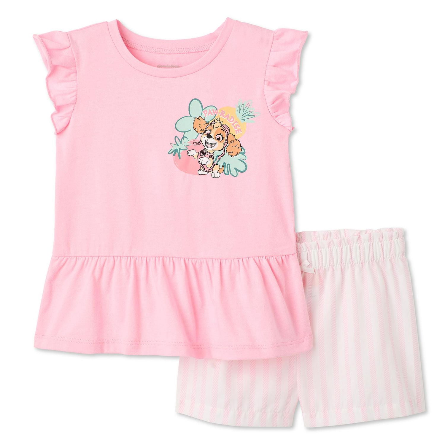 Click here for Paw Patrol Toddler Girls Two Piece Flutter-Sleeve... prices