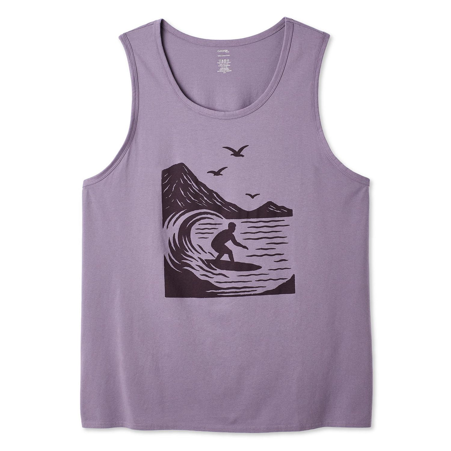 Click here for George Big Mens Graphic Tank Top 4xl prices