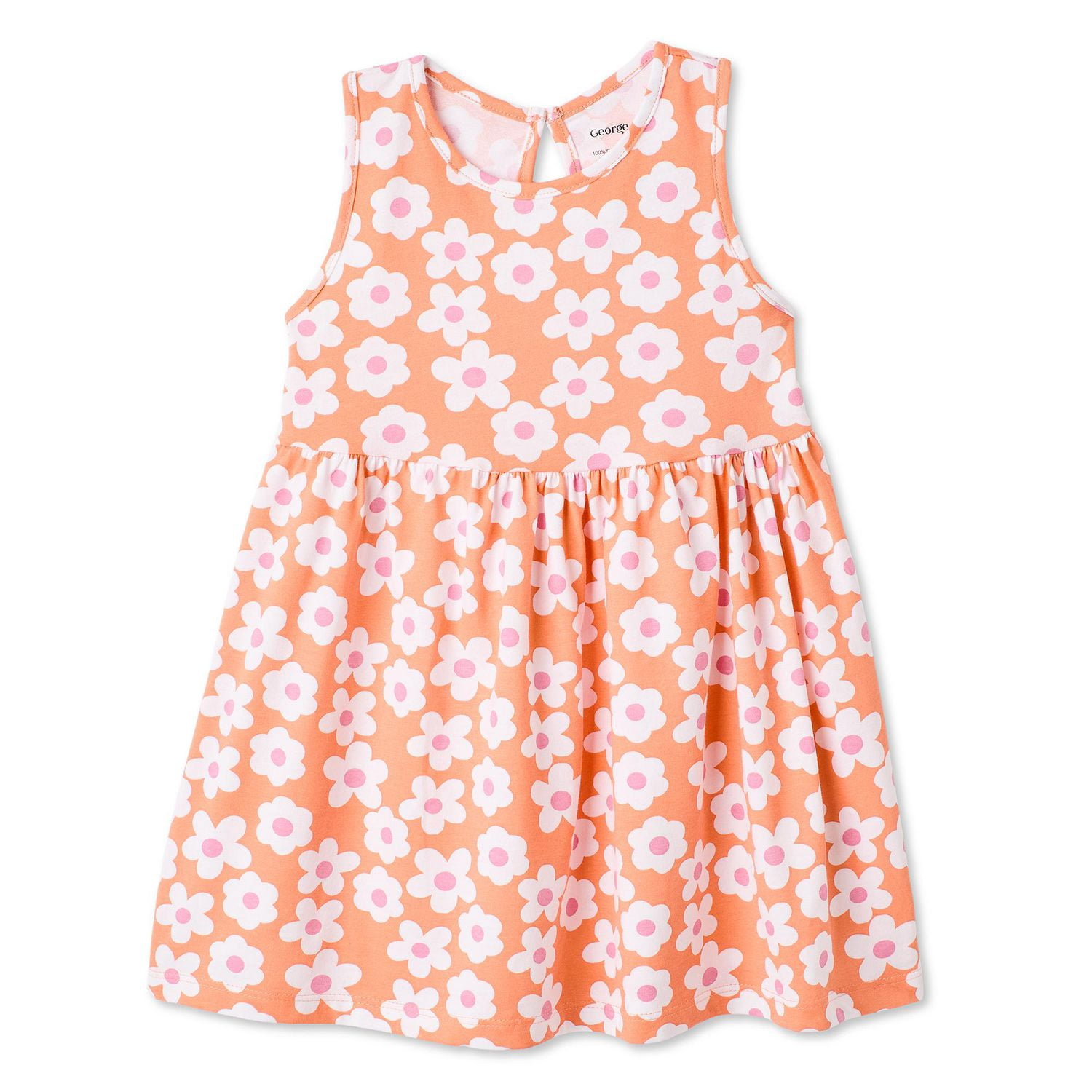 Click here for George Toddler Girls Printed Dress 3t prices