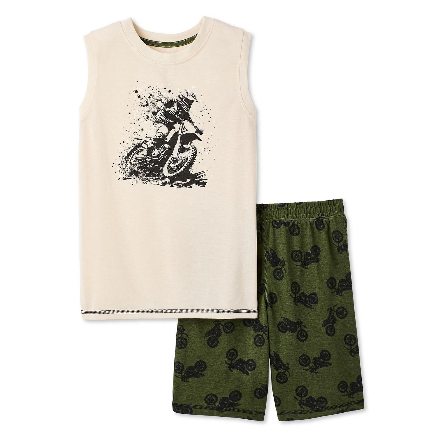 Click here for George Boys Two Piece Muscle Tank Pajama Set S prices