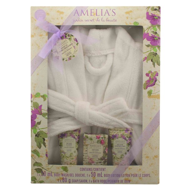Amelia's 4-Piece Bath Robe Set - Walmart.ca