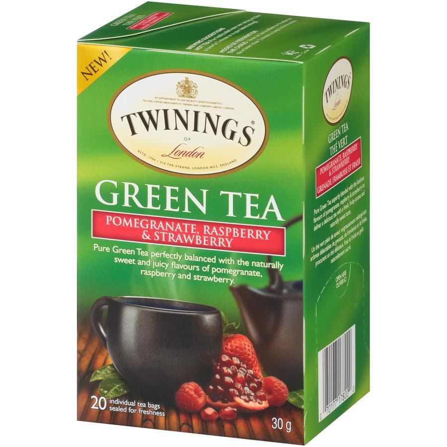 Twinings Green Tea Pomegranate, Raspberry & Strawberry | Walmart Canada