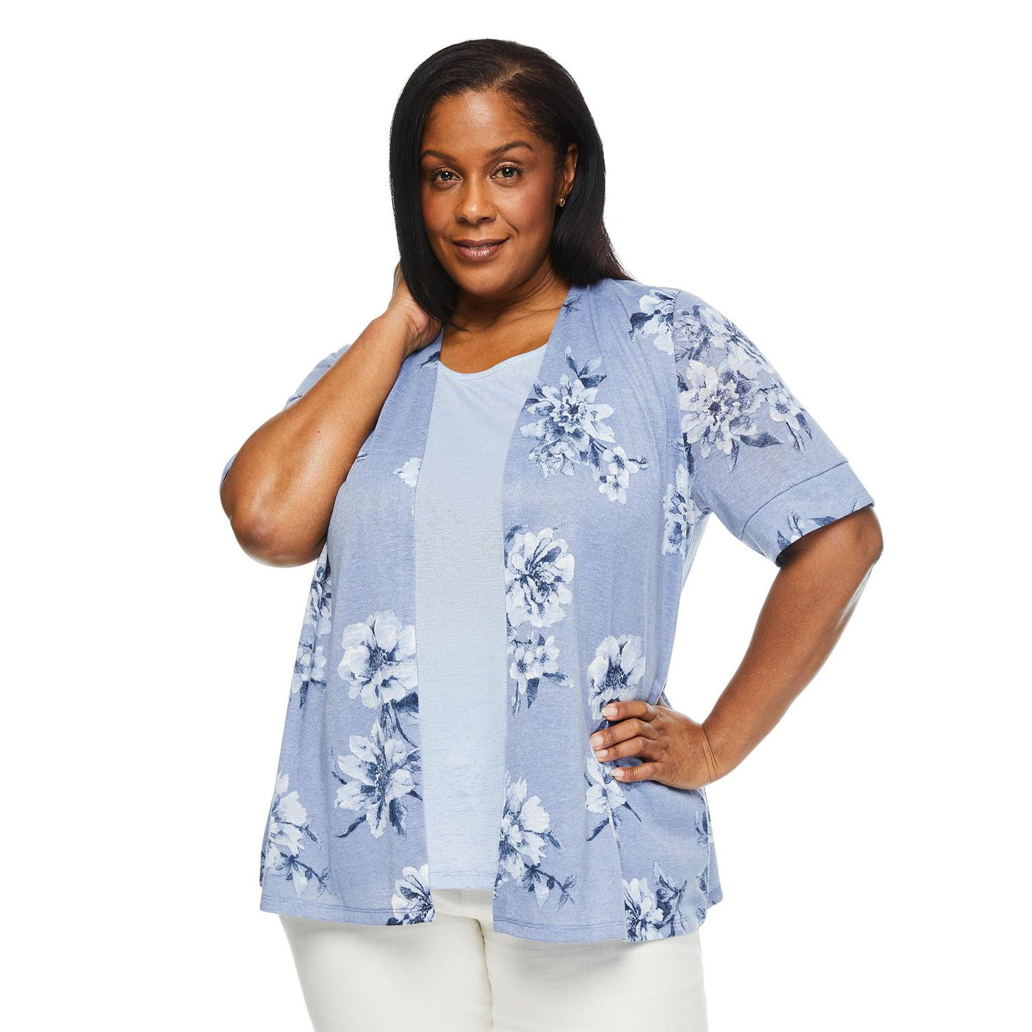 Iyla Women's Plus Hacci Fooler Top - Walmart.ca