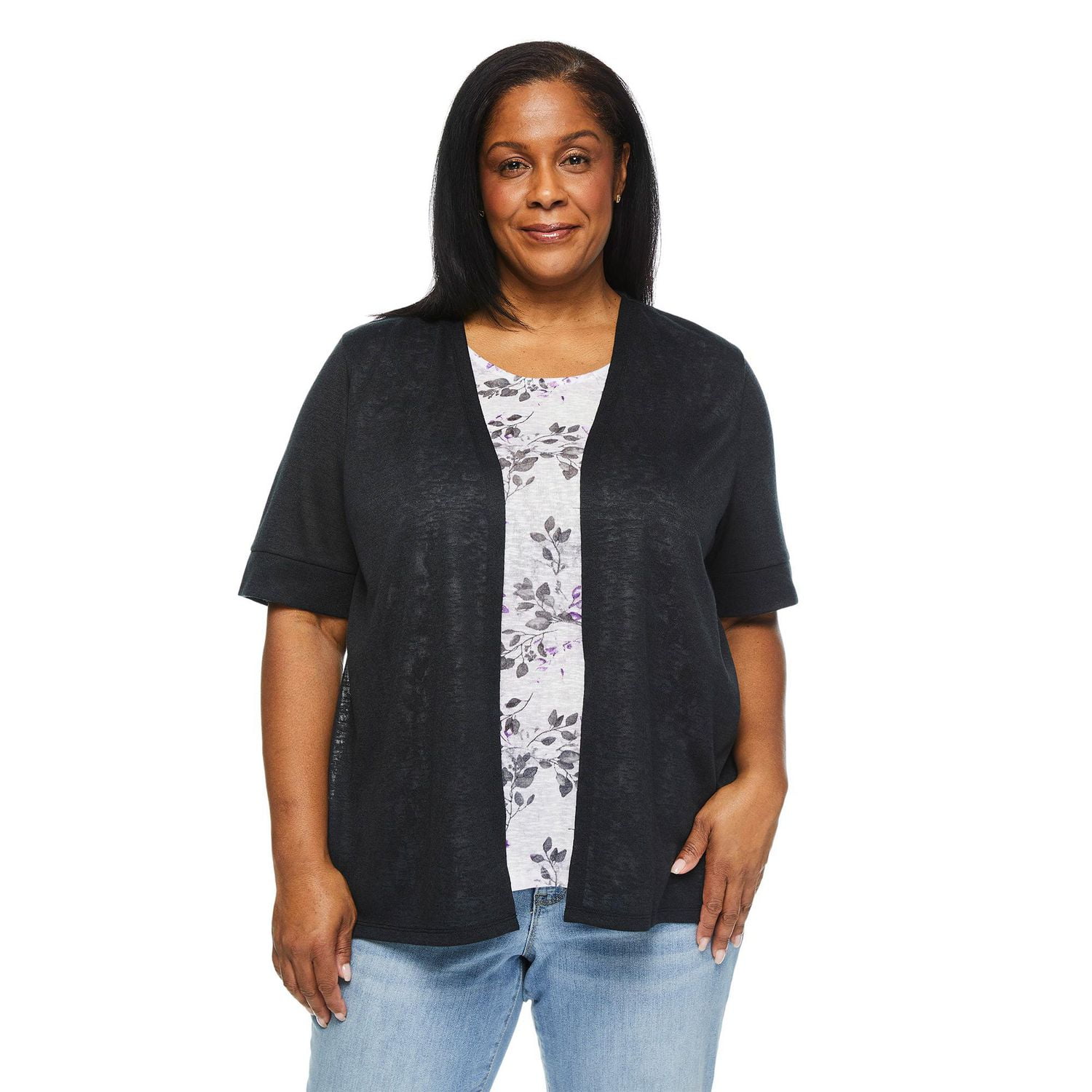 Iyla Women's Plus Hacci Fooler Top - Walmart.ca