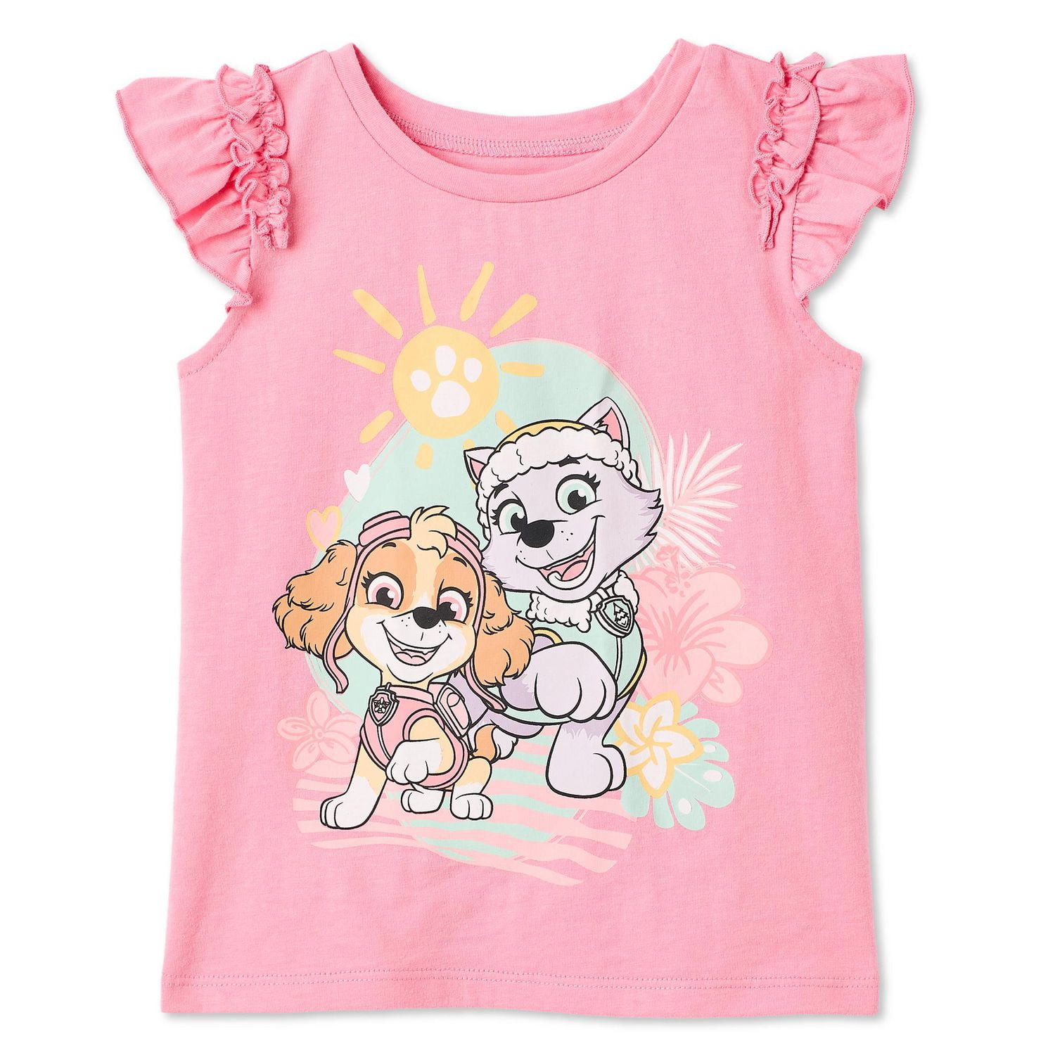 Click here for Paw Patrol Toddler Girls Flutter-Sleeve Top 5t prices