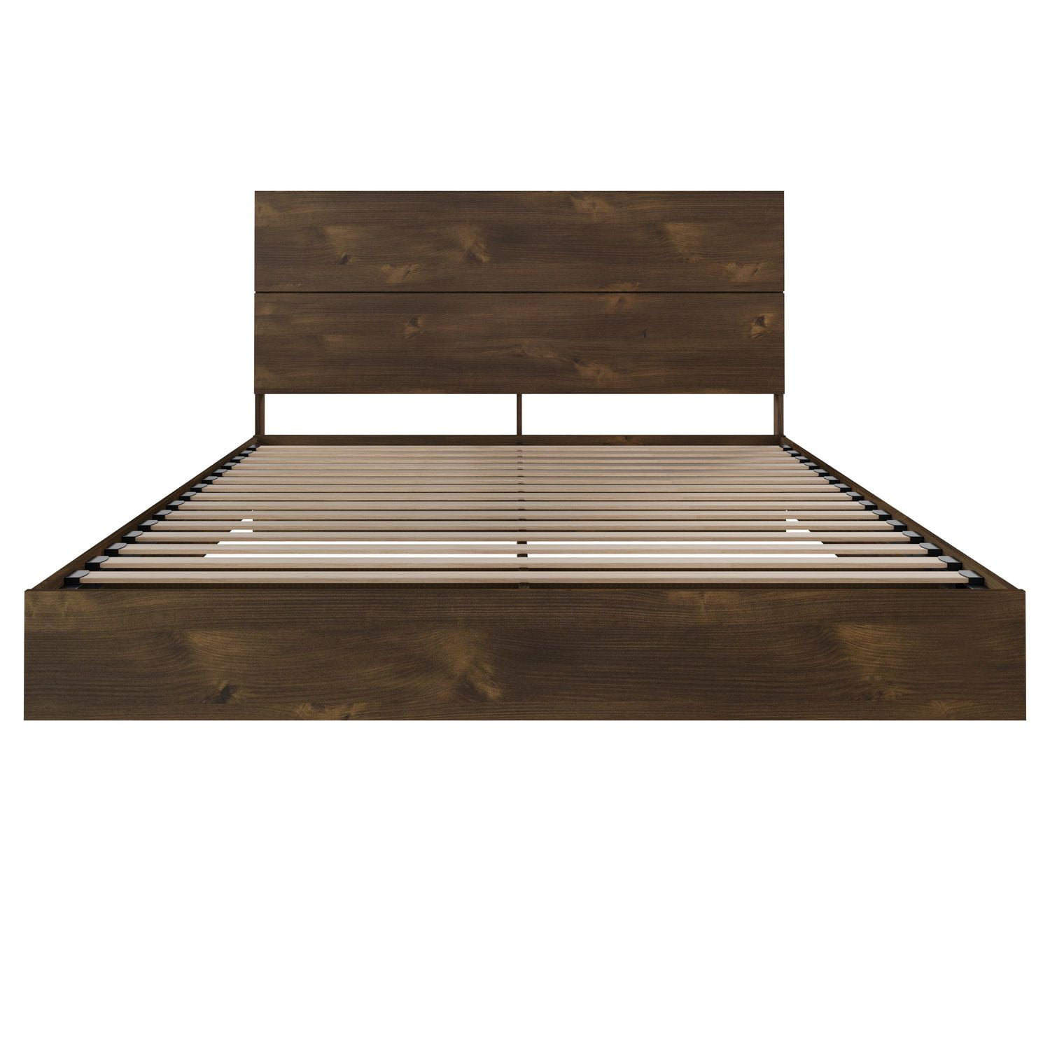 Nexera Nocce Full Size Truffle Headboard and Platform Bed