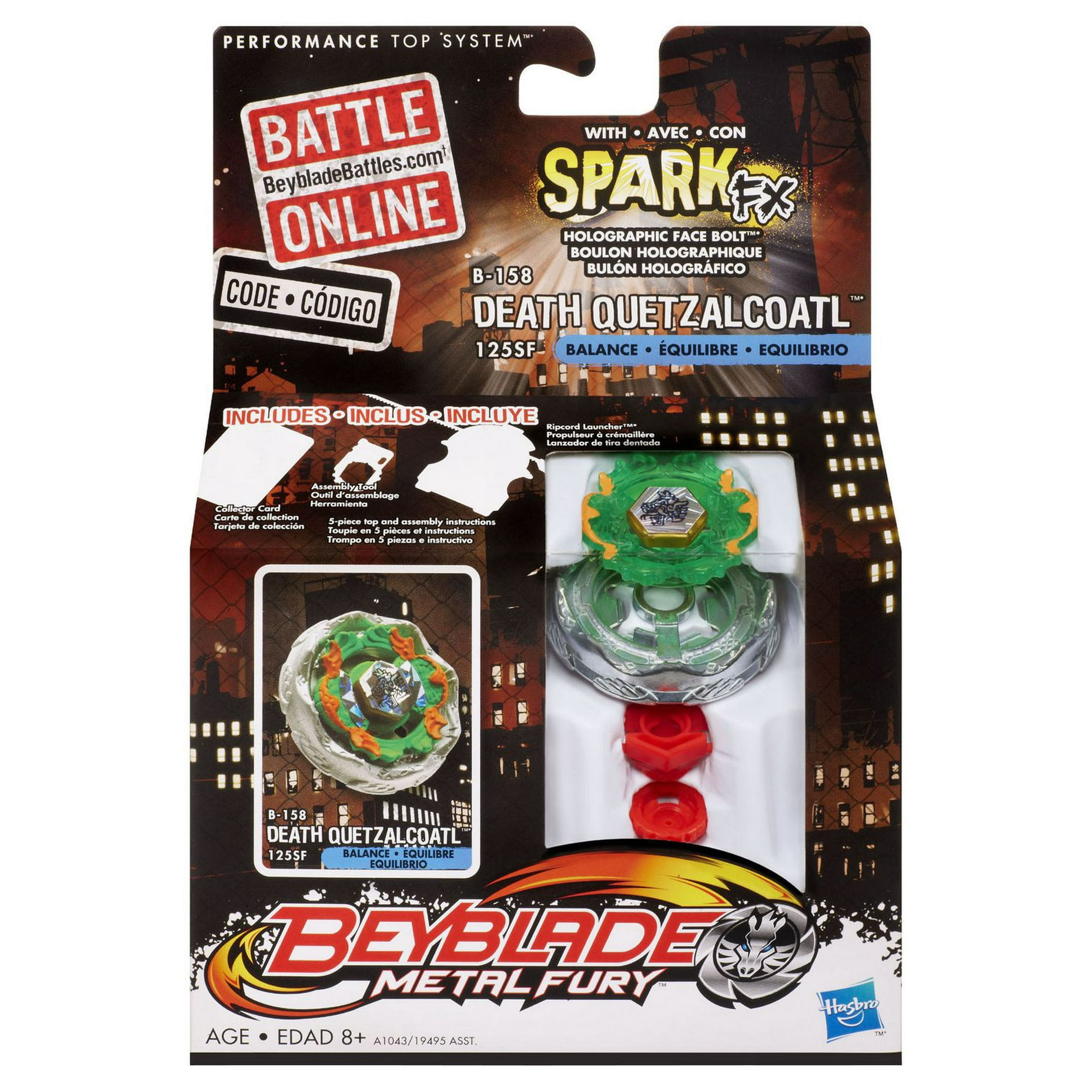 Beyblade Metal Fury Spiral Fox TAKARA TOMY Screw / Spiral Fox TR145W2D