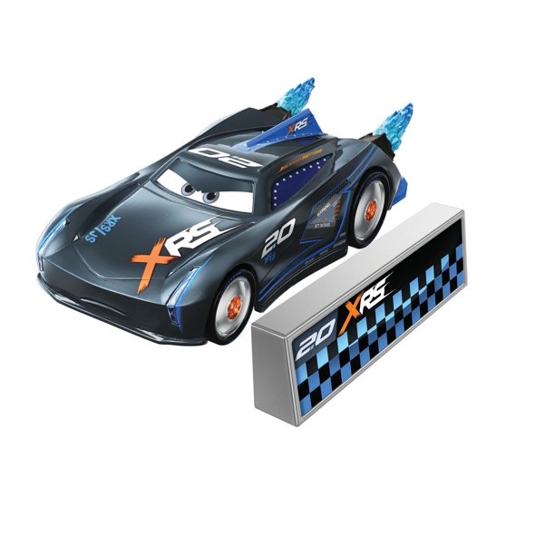 Disney Pixar Cars XRS Rocket Racing Jackson Storm with Blast Wall ...