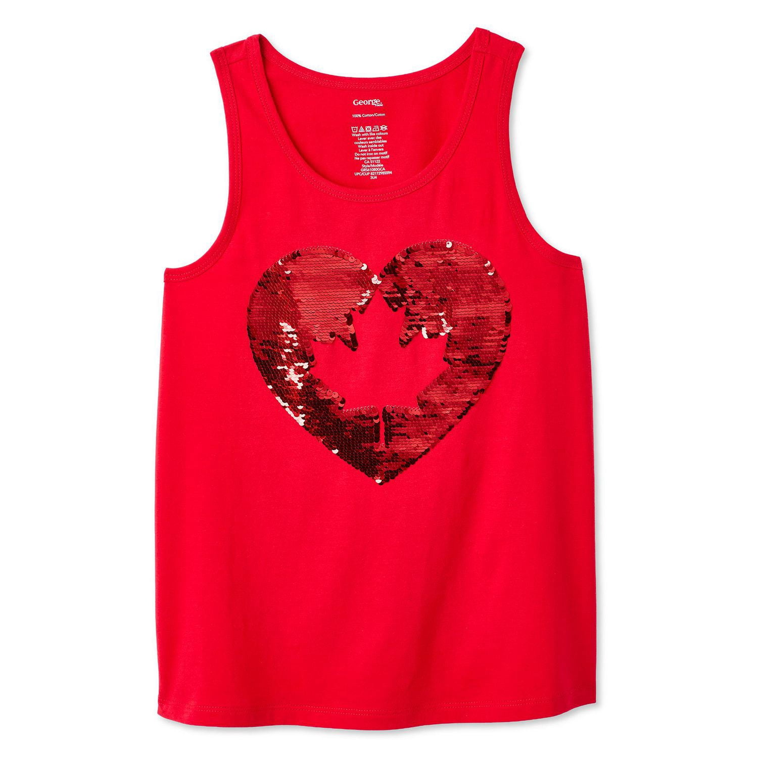 Click here for George Girls Canada Day Tank Top S prices