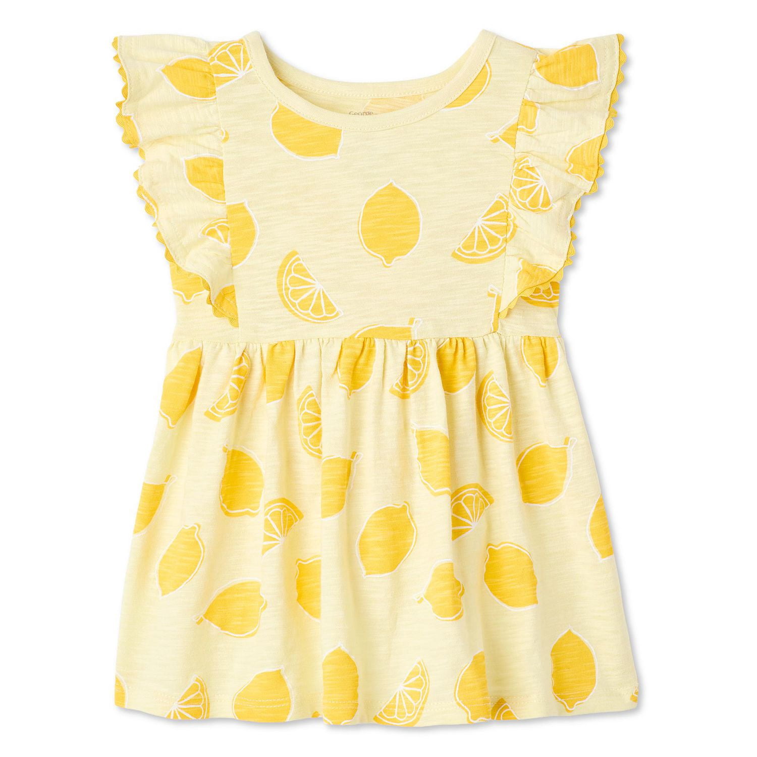Click here for George Baby Girls Ruffle Trim Dress 12-18 Months prices