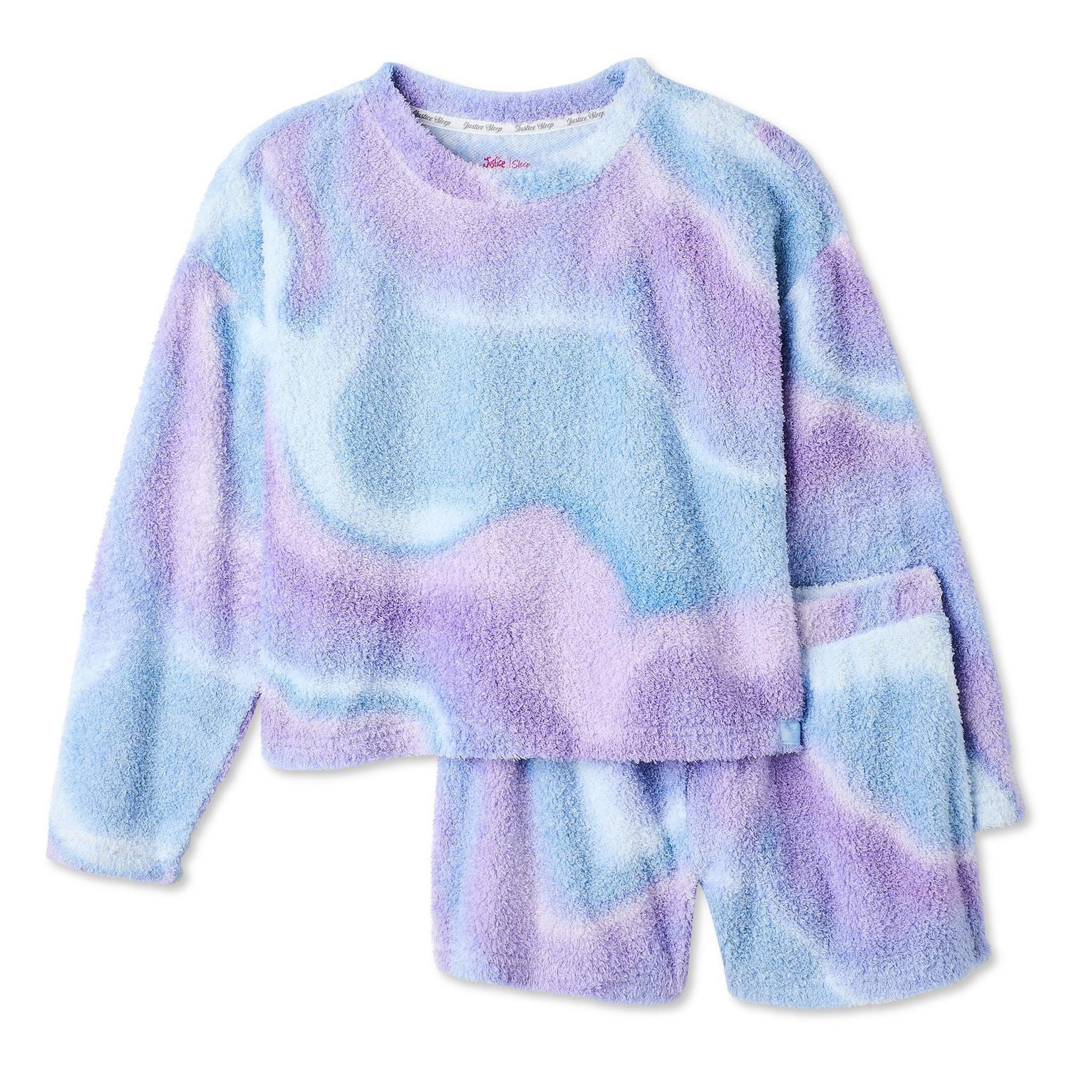 Click here for Justice Girls Two Piece Cloud Fleece Pajama Set M prices
