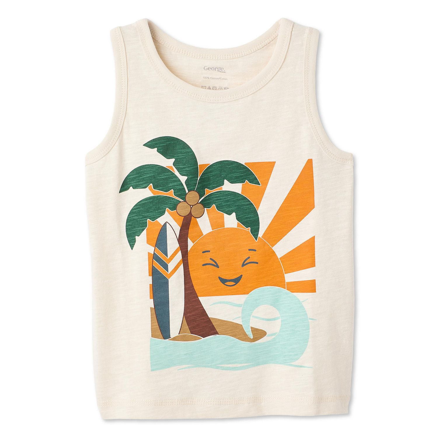 Click here for George Toddler Boys Graphic Tank Top 3t prices