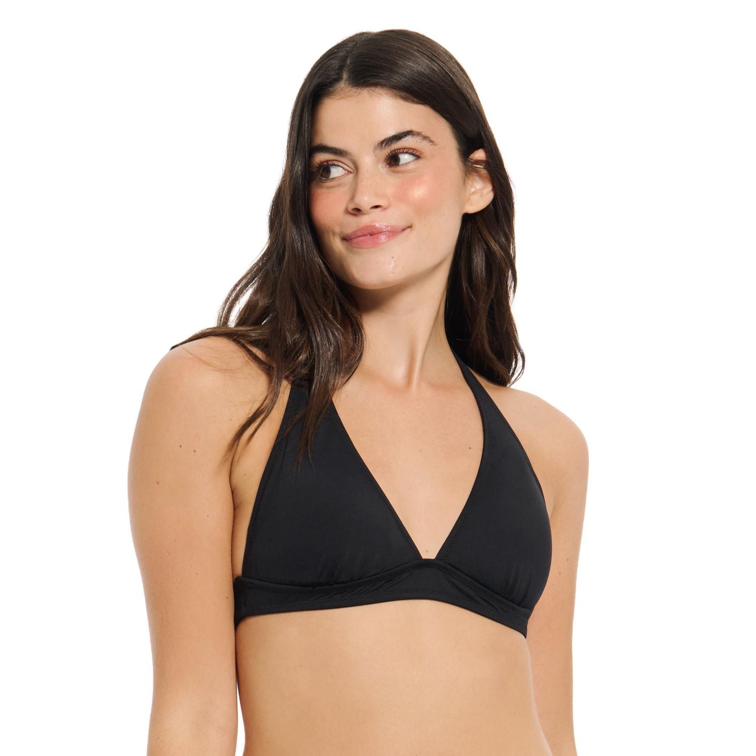 Click here for Summer Flirtt Womens Black Triangle Halter Bikini... prices