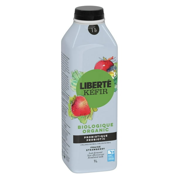LIBERTÉ Kéfir Organic 1% MF Strawberry - Walmart.ca