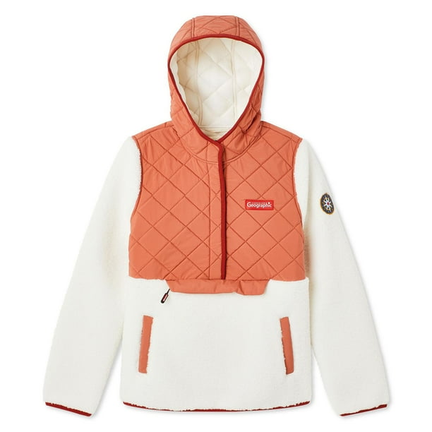 Canadiana x RCGS Women's Sherpa Popover Hoodie - Walmart.ca