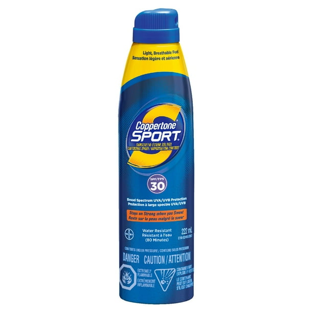 Coppertone Sport Spf 30 Continuous Sunscreen Spray - Walmart.ca