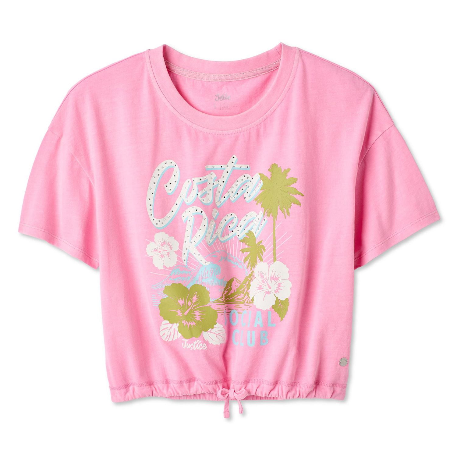 Click here for Justice Girls Graphic Cinch T-Shirt Xl prices