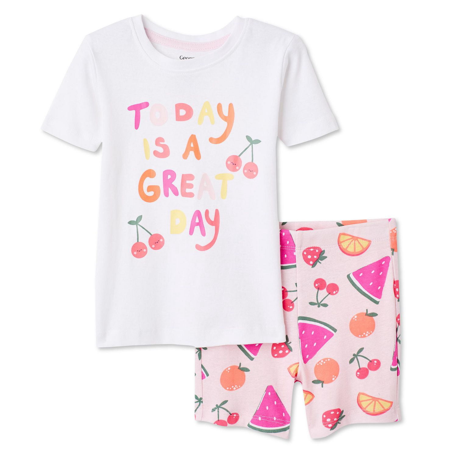 Click here for George Toddler Girls Two Piece Pajama Set 4t prices