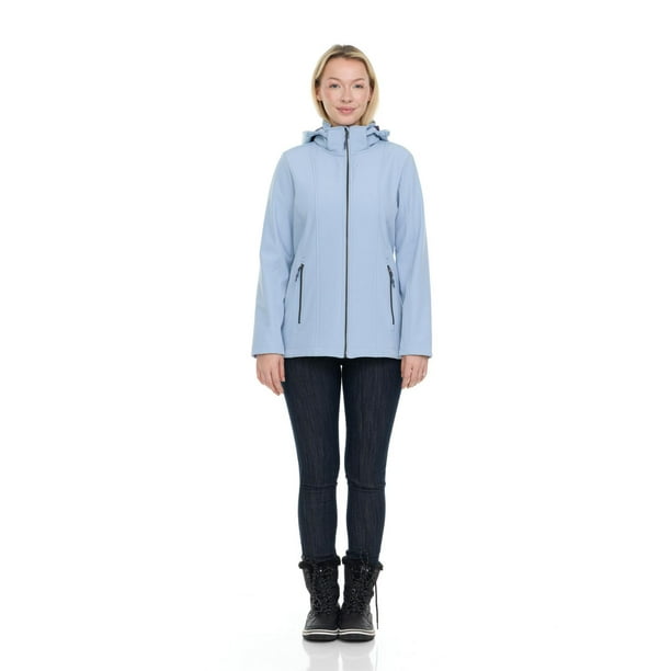 Tec-One Women's Plus Hooded Softshell Jacket - Walmart.ca