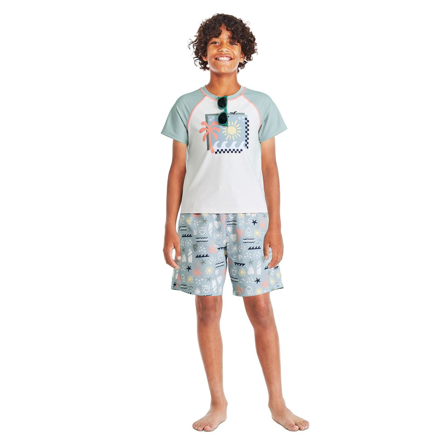 Click here for Btween Boys Three Piece Rashguard Set S prices