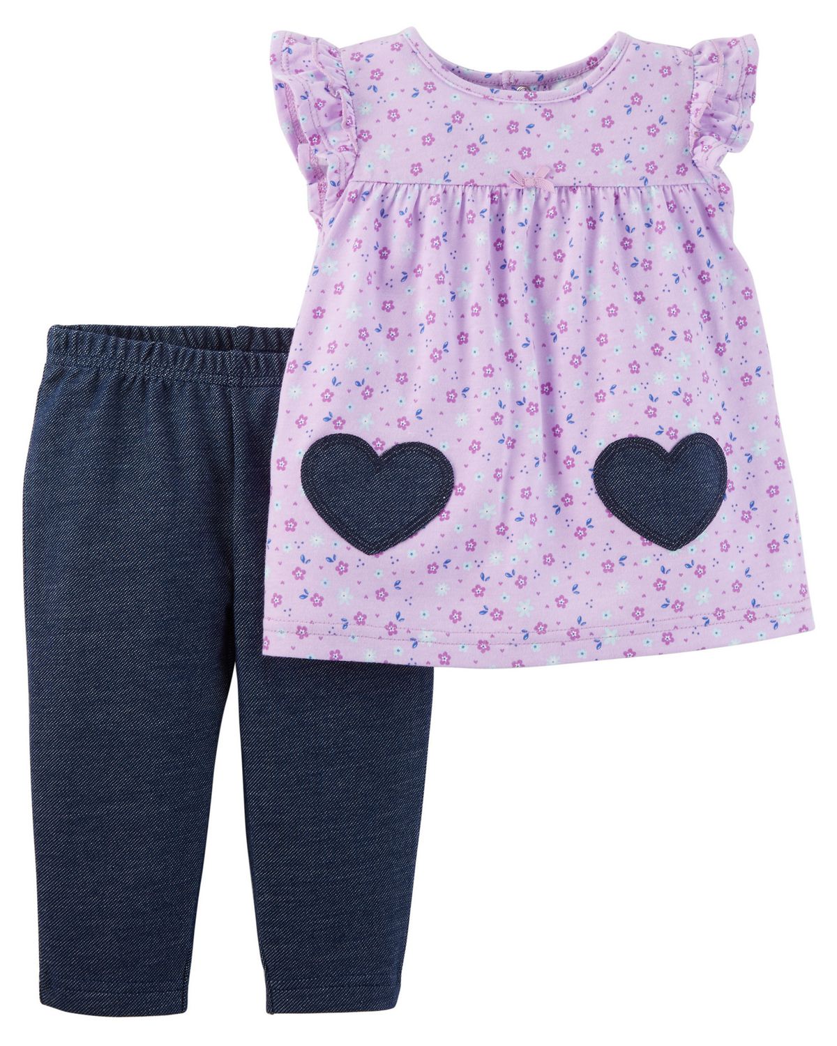 Child of Mine made by Carter's Newborn Girls' 2pc Clothing Set - Floral ...