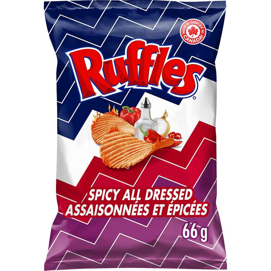 Click here for Ruffles Spicy All Dressed Flavoured Potato Chips prices