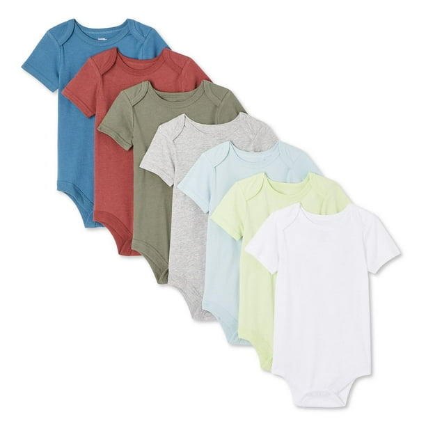 George Infants' Gender Inclusive Bodysuit 7-Pack - Walmart.ca
