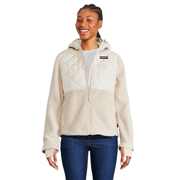 Canadiana Women's Mixed Media Jacket - Walmart.ca