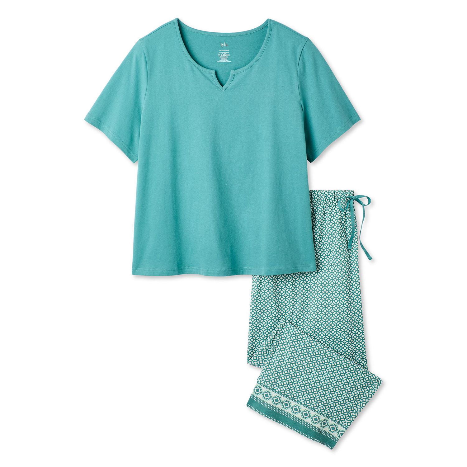 Click here for Iyla Womens Plus Two Piece Pajama Set 2x prices