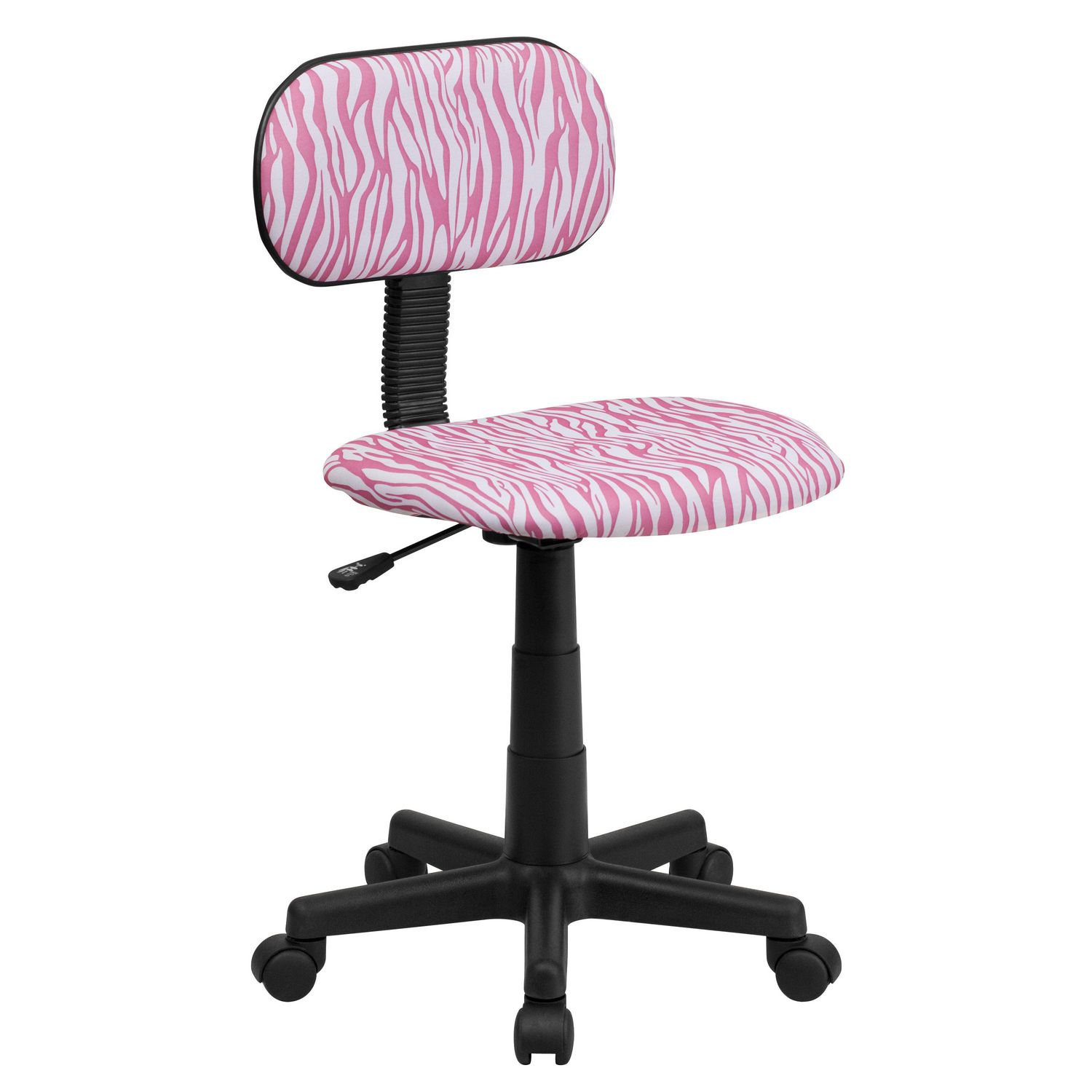 Pink and White Zebra Print Swivel Task Chair | Walmart Canada