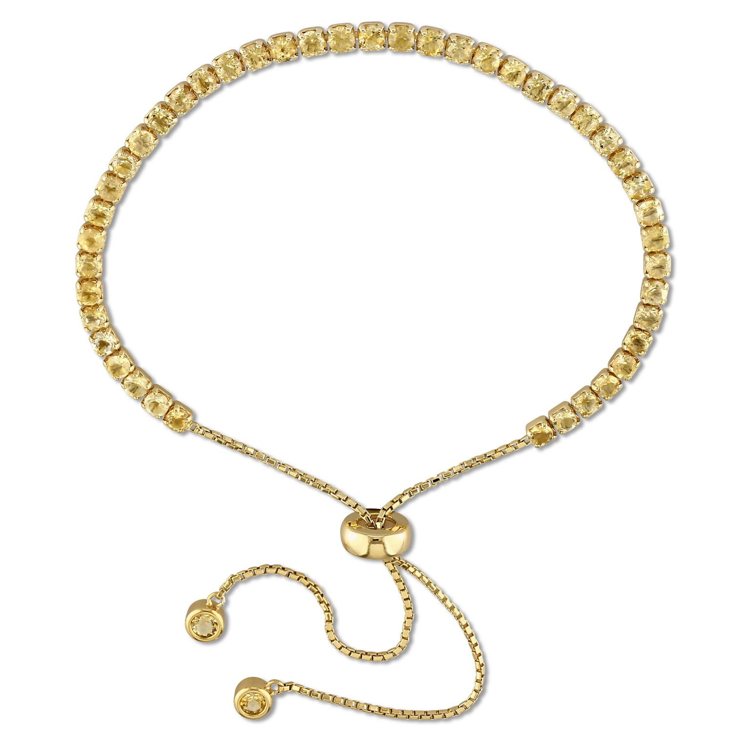 Click here for Tangelo 2.88 Carat T. G.W. Citrine Yellow Rhodium-... prices