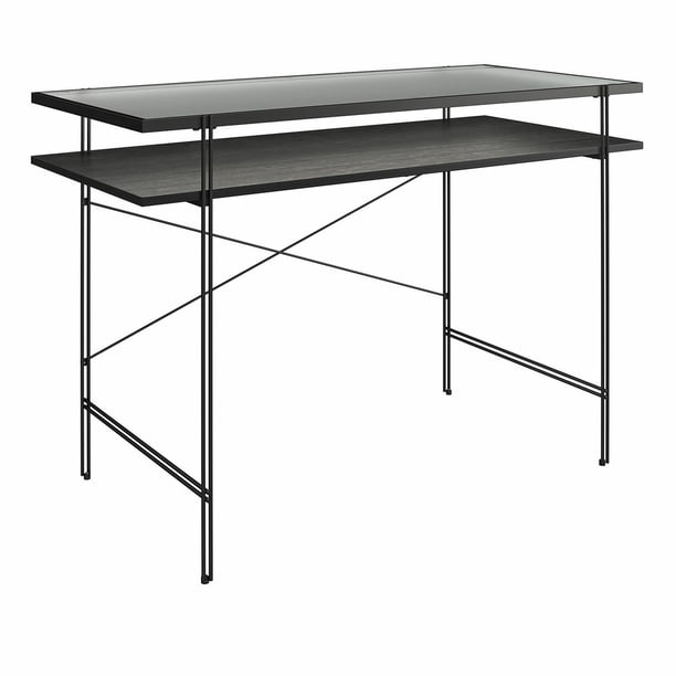 Wainwright Computer Desk, Black Oak - Walmart.ca