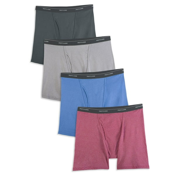 Fruit of the Loom Men's 4pk Short Leg Boxer Brief - Walmart.ca