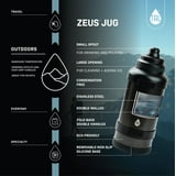TAL Stainless Steel Zeus Water Bottle 3L, Black, High-capacity vessel - Walmart.ca