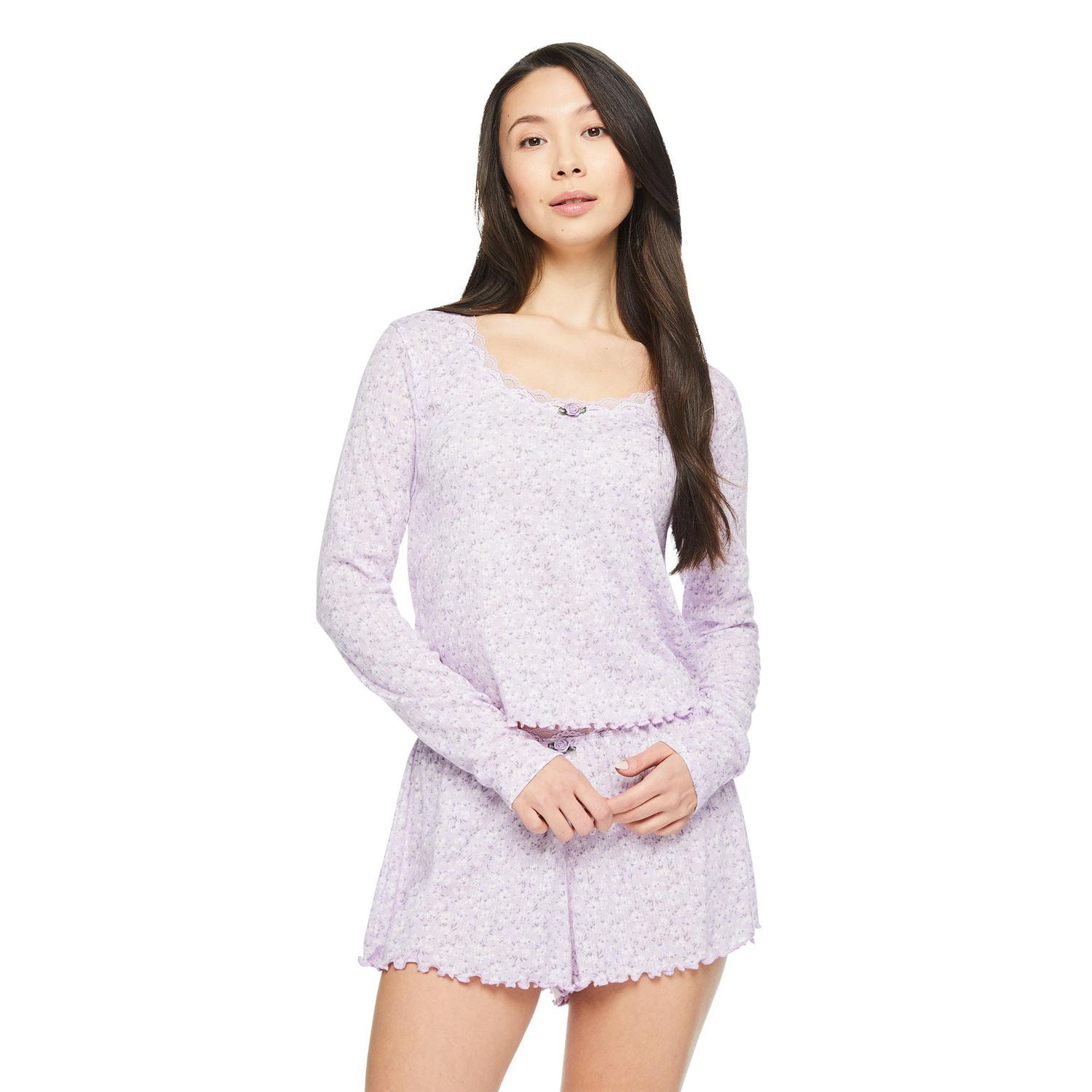 Click here for No Boundaries Womens Pajama 2-Piece Set L prices