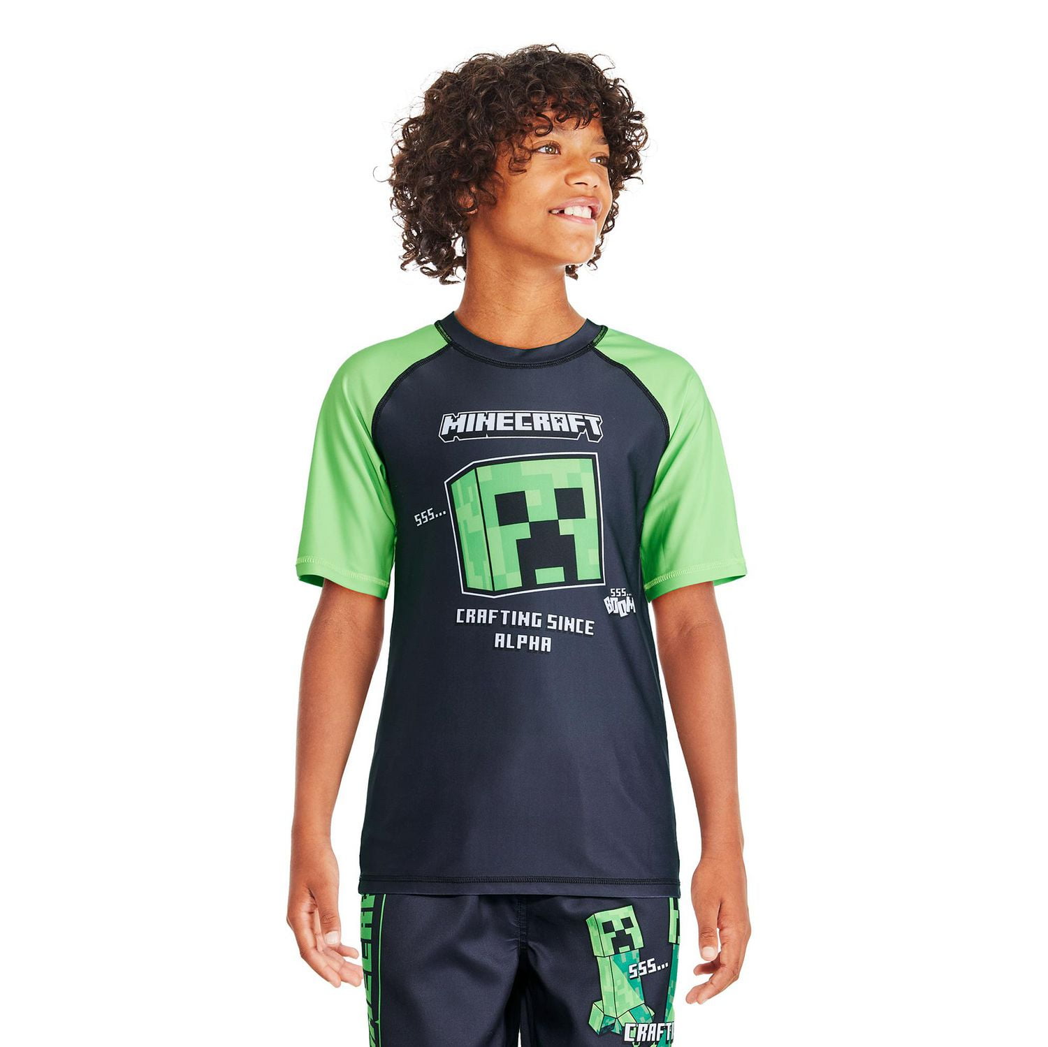 Minecraft Boys' Rash Guard - Walmart.ca
