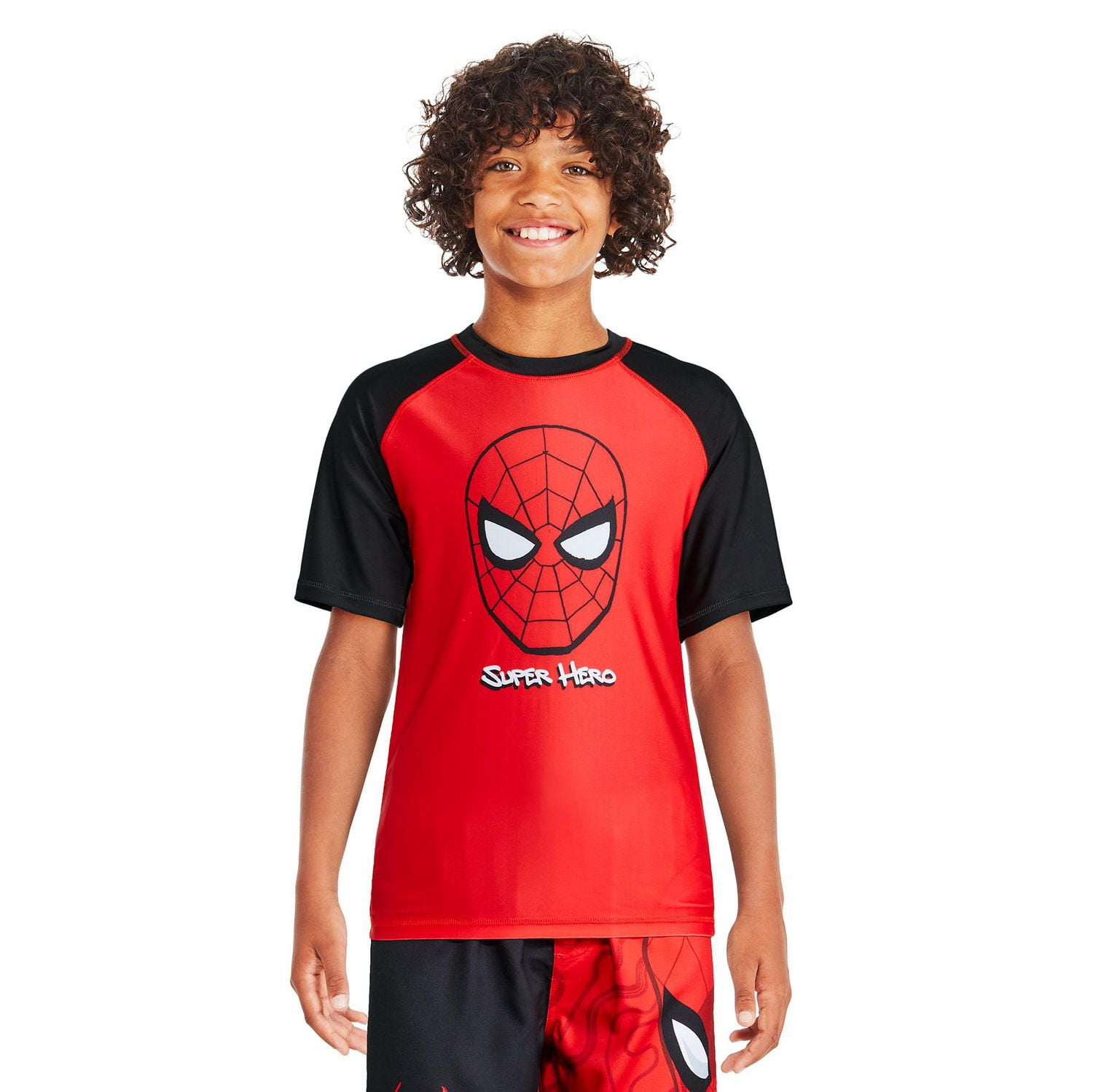 Marvel Boys' Spider-Man Rash Guard, Sizes XS-L - Walmart.ca