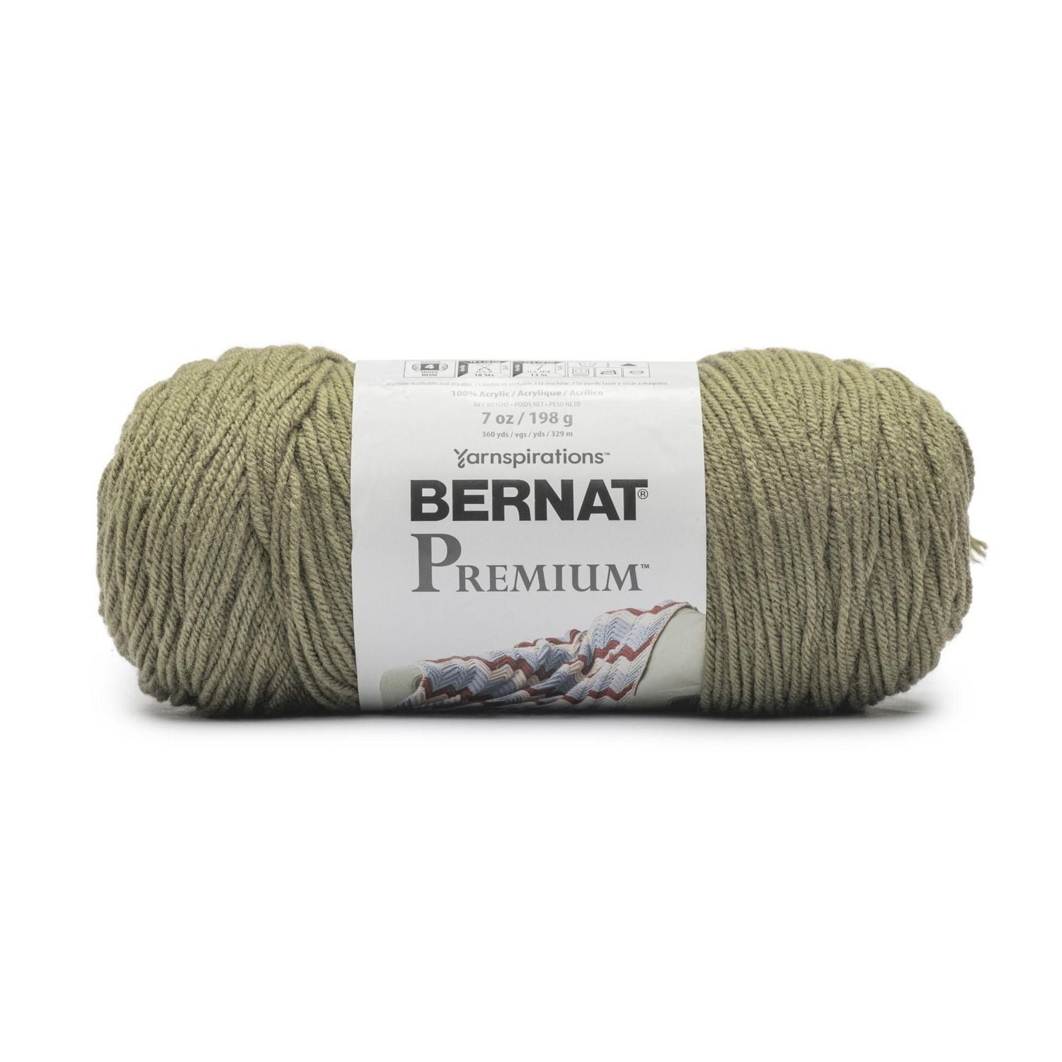 Bernat® Premium™ Yarn, Acrylic #4 Medium, 7oz/198g, 360 Yards, Acrylic ...
