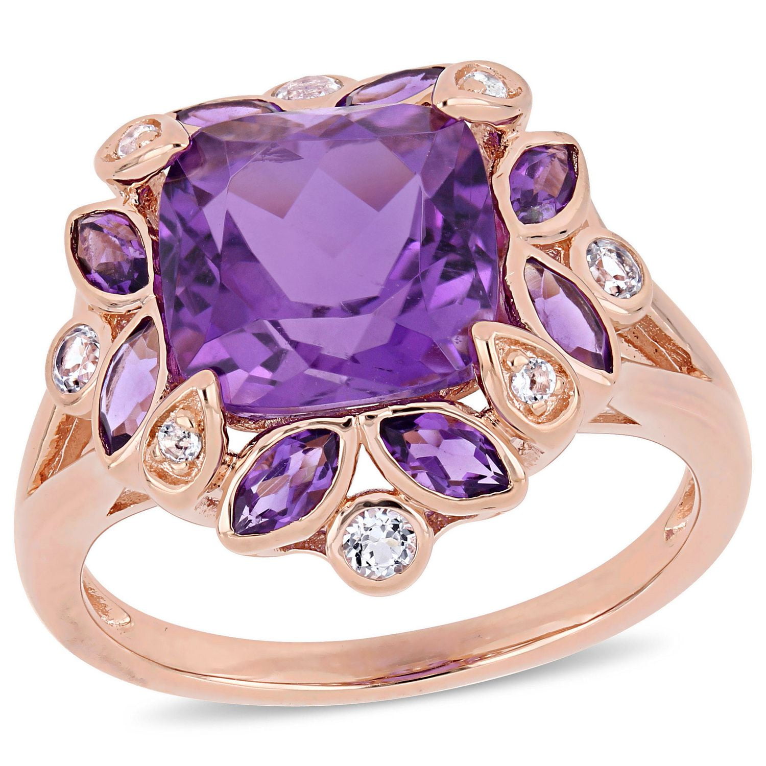 Click here for Tangelo 3-1/3 Carat T. G.W. Amethyst And White Top... prices