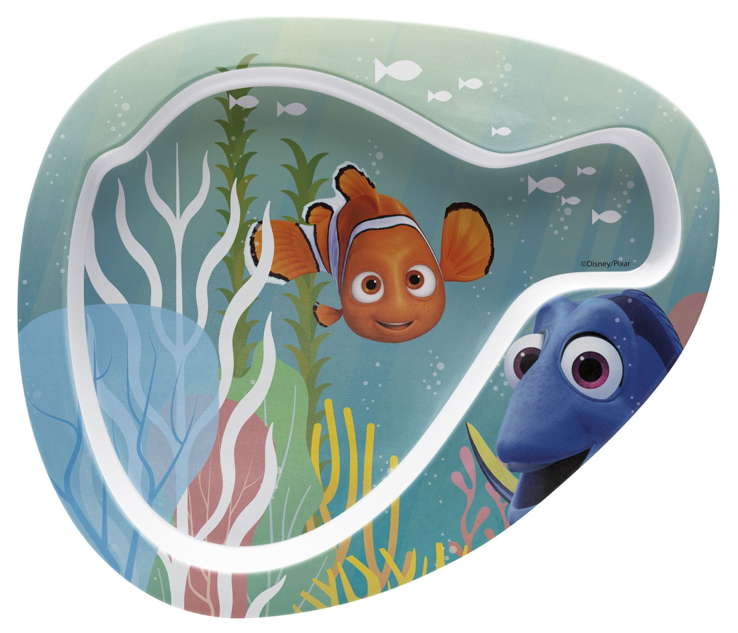 Zak Designs Nemo Shaped Plastic Melamine Plate | Walmart Canada