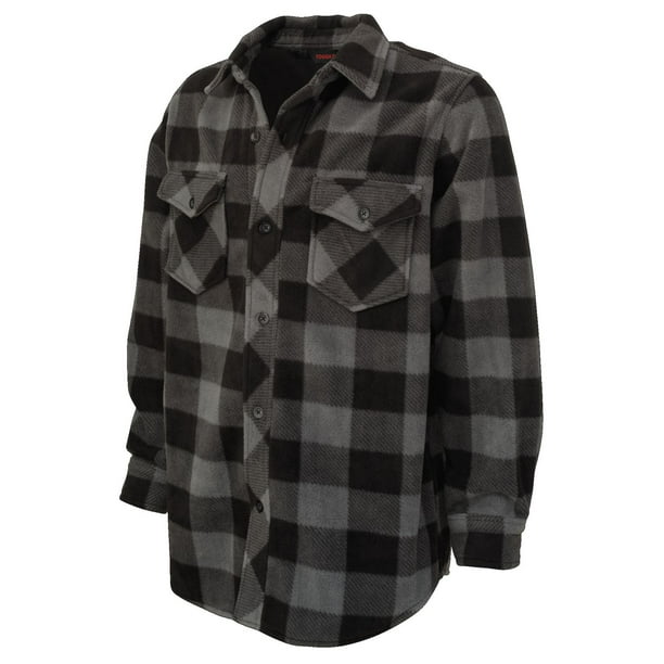 TOUGH DUCK Men's Buffalo Check Fleece Shirt - Walmart.ca