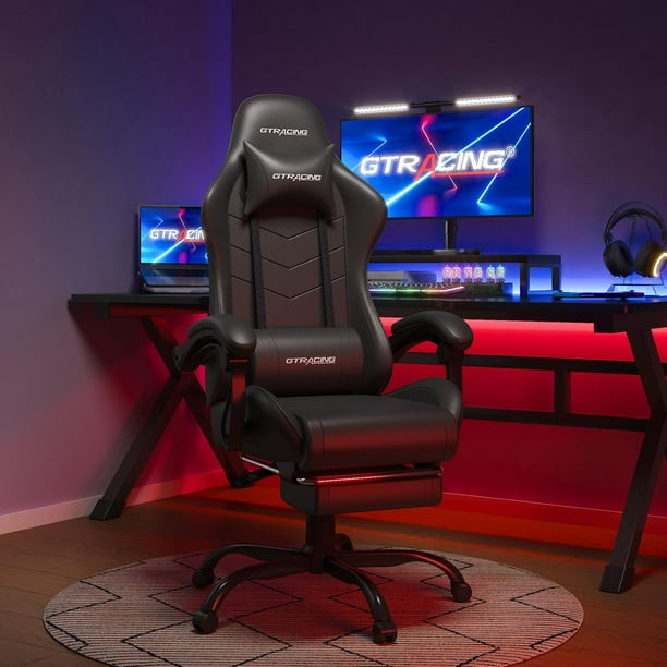 GTRACING GTWD-200 Ergonomic Gaming Chair with Adjustable Pillows and ...