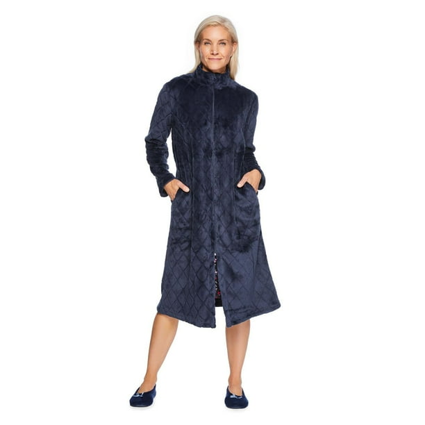 Penmans Women's Zip-Front Mink Robe - Walmart.ca