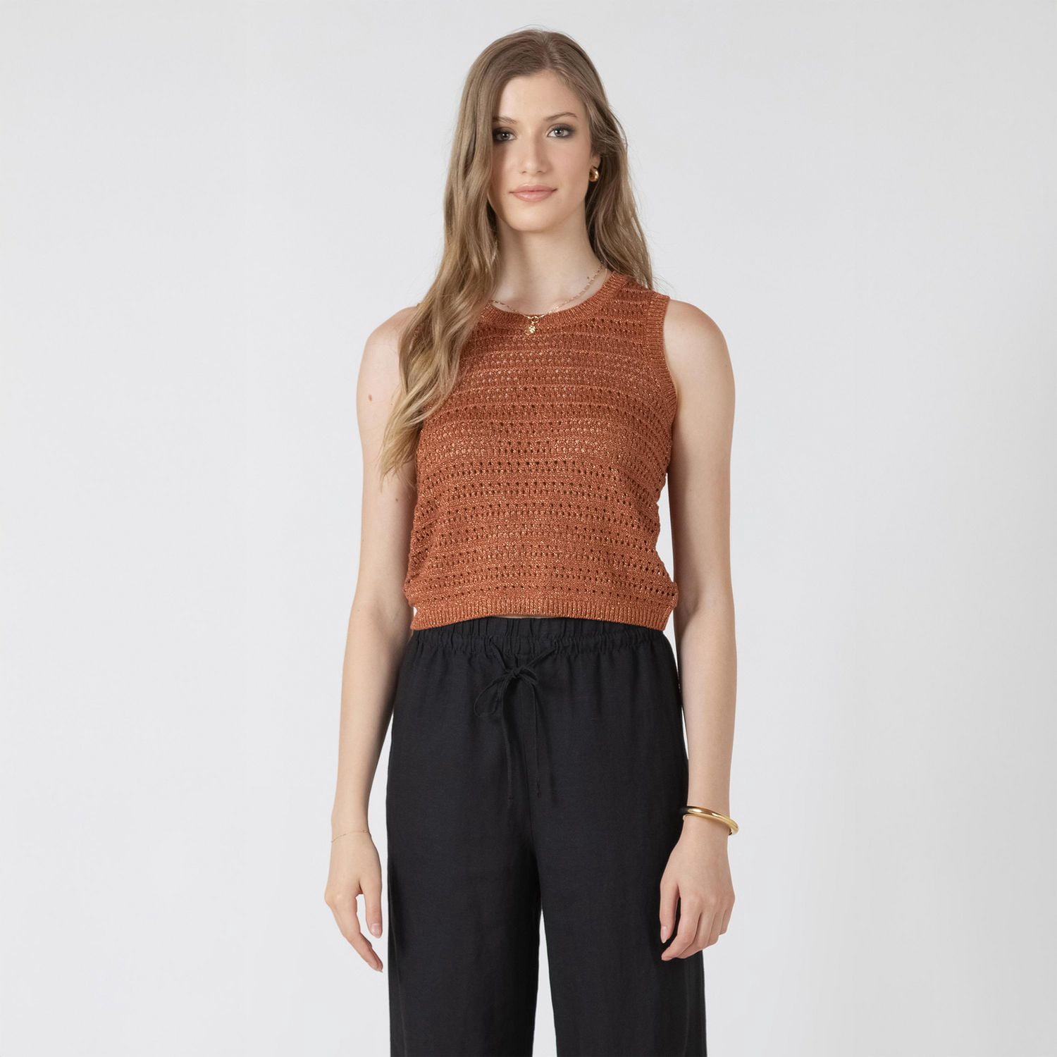 Click here for Devoted  Crochet Sweater Top  Sizes Xs-Xl L prices